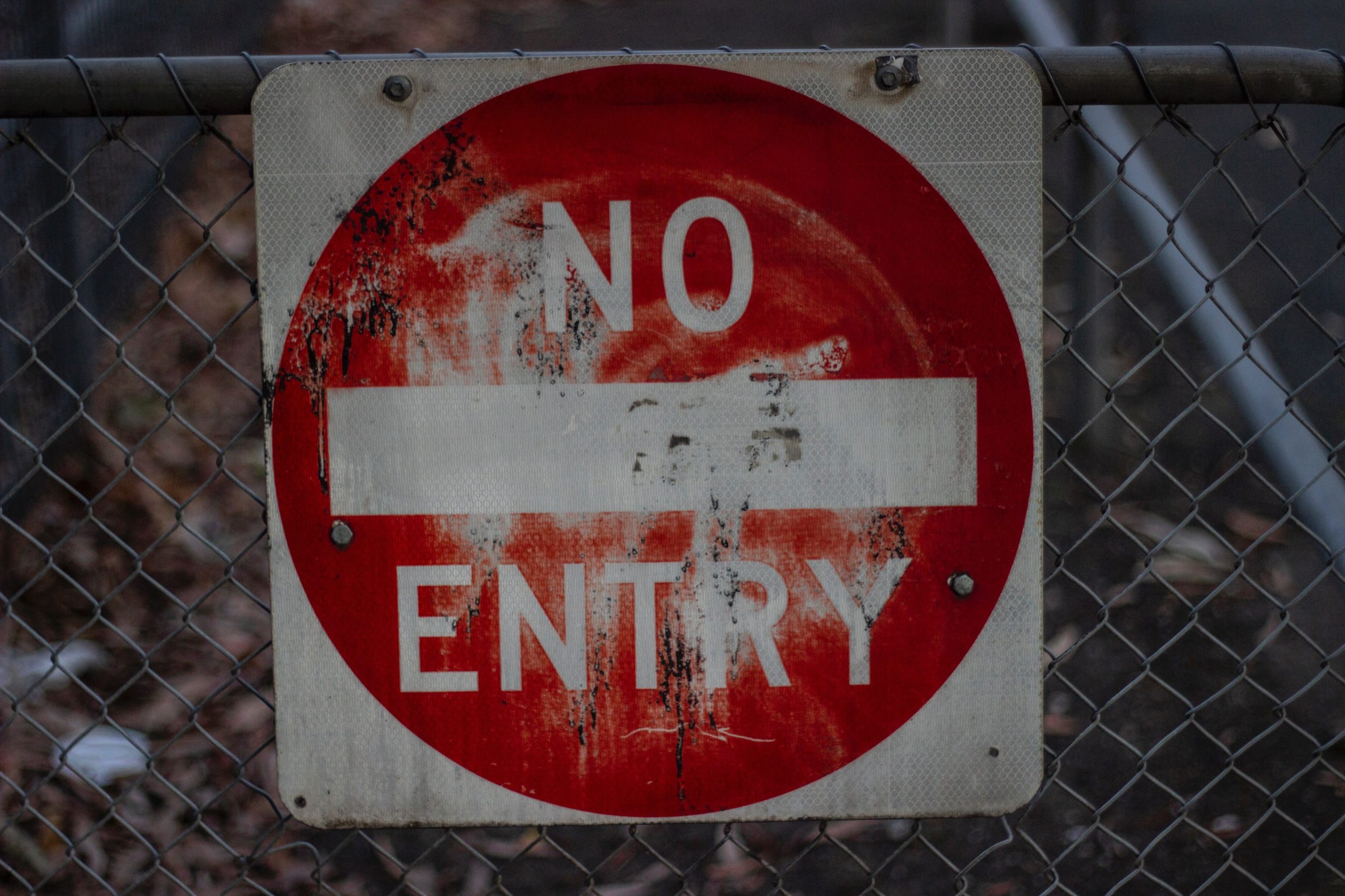 rusty-no-entry-sign | Swift